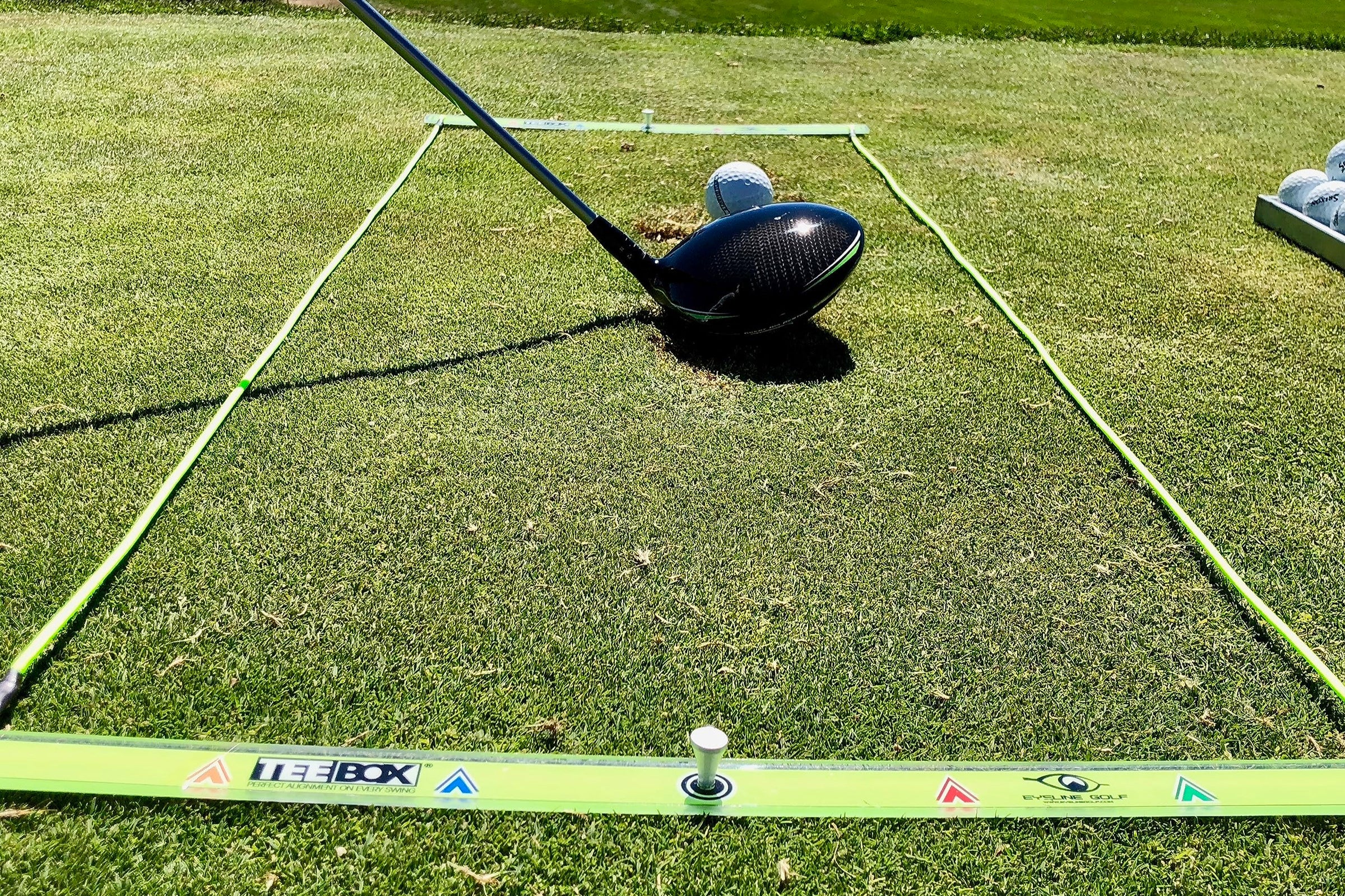 Tee Box Alignment Station | EyeLine Golf