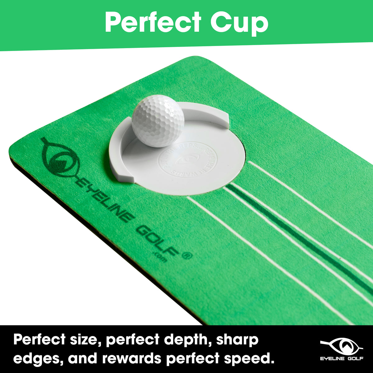 ROLL THE ROCK PUTTING MAT - 8 FOOTER – EyeLine Golf