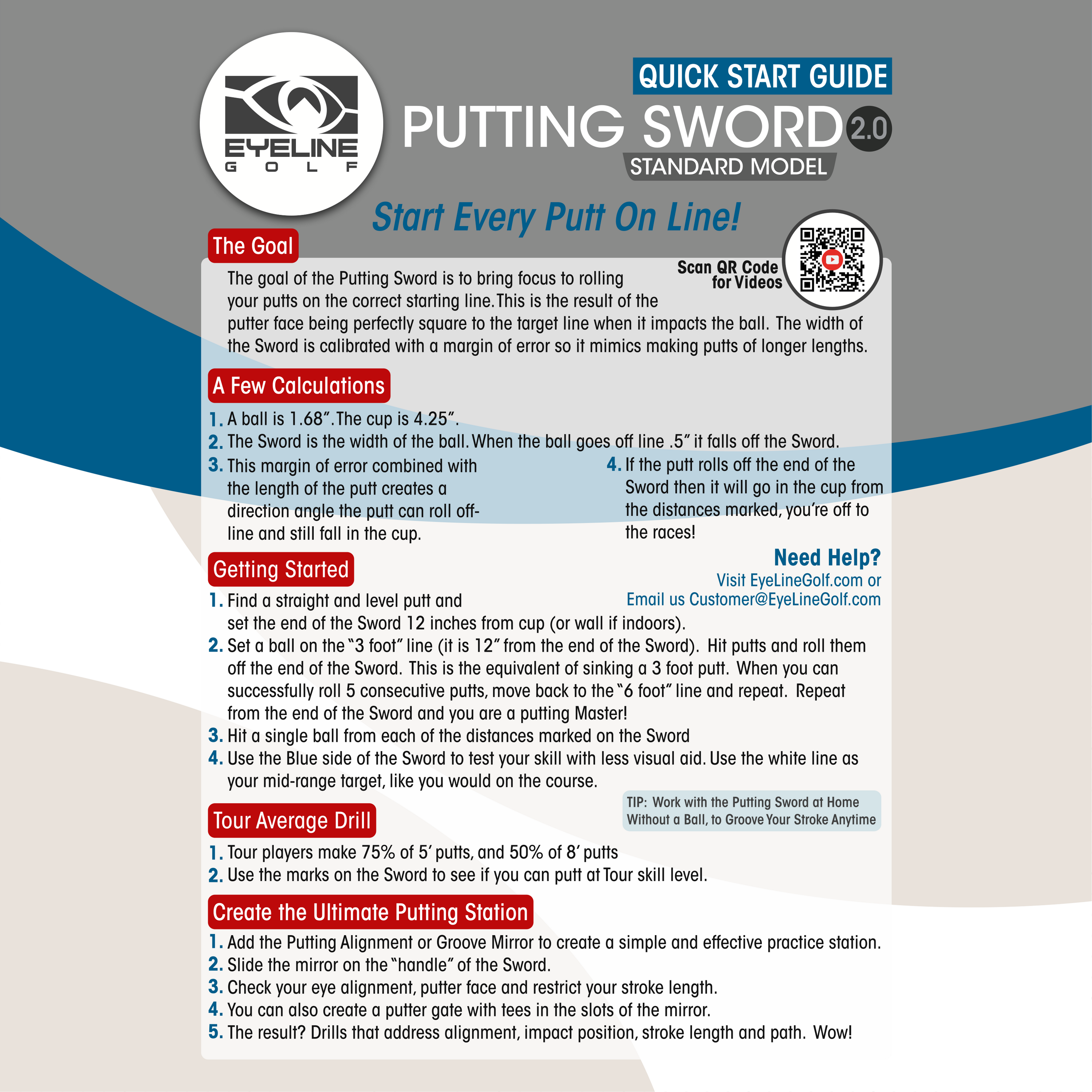 Putting Sword developed with Michael Breed - Improve your putting!